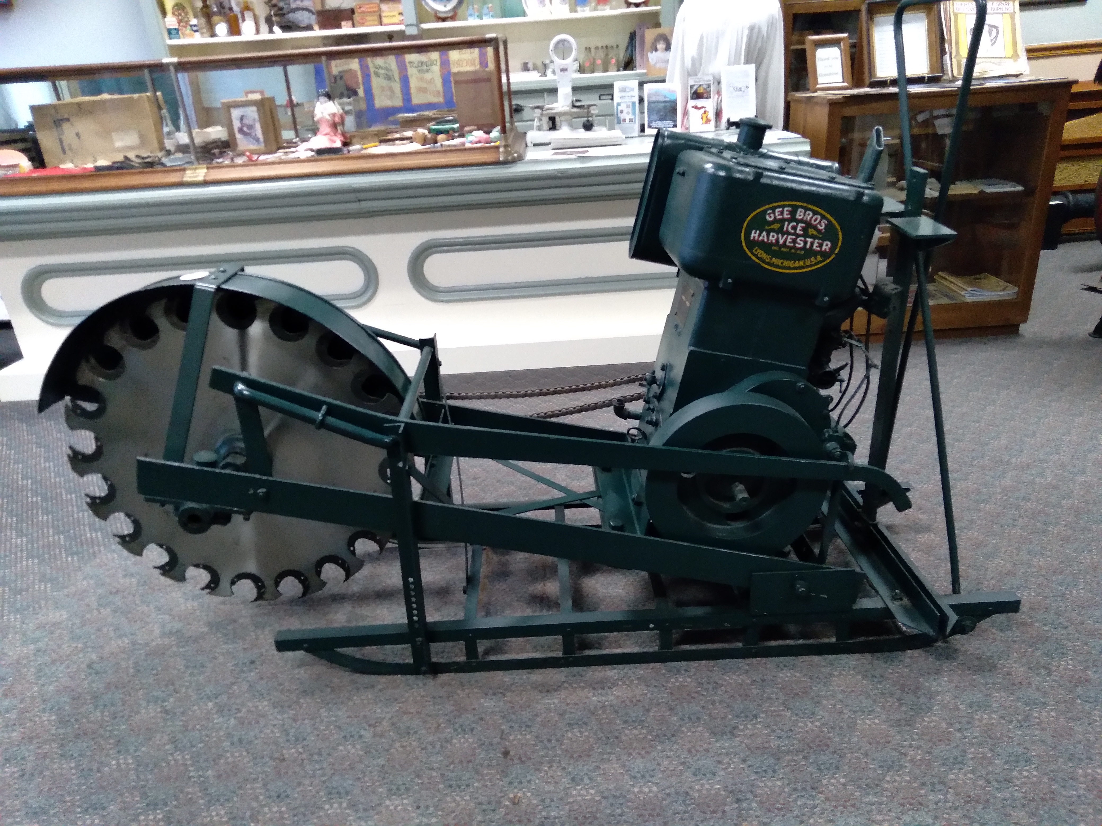 Gee Brothers Ice Harvester – Lyons-Muir Historical Museum
